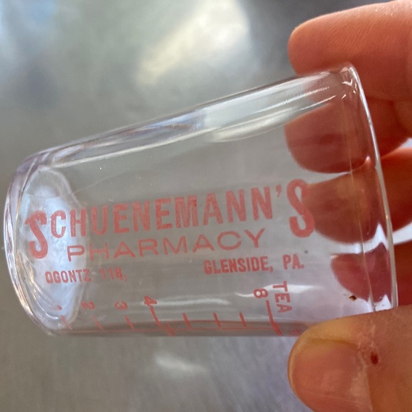 Schuenmann’s Pharmacy | Other | Vintage Pharmacy Measuring Glass | Poshmark